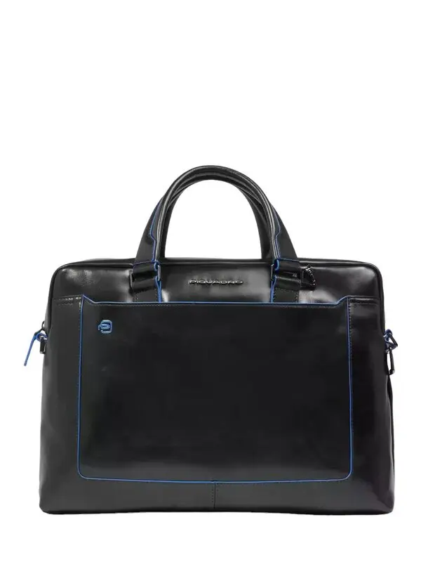 PIQUADRO Logo Detail Laptop Bag 14 - Black