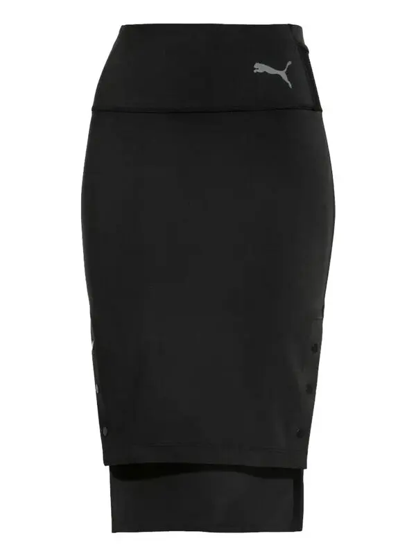 PUMA Straight Skirt With Elastic Waist - Black