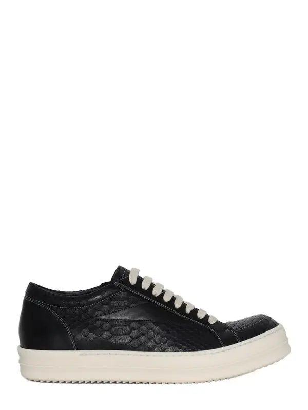 Rick Owens Temple Vintage Python Sneakers - Black
