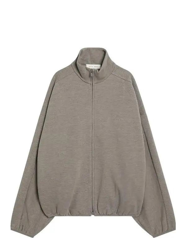 Fear Of God Modern Fit Fleece Track Jacket - Grey
