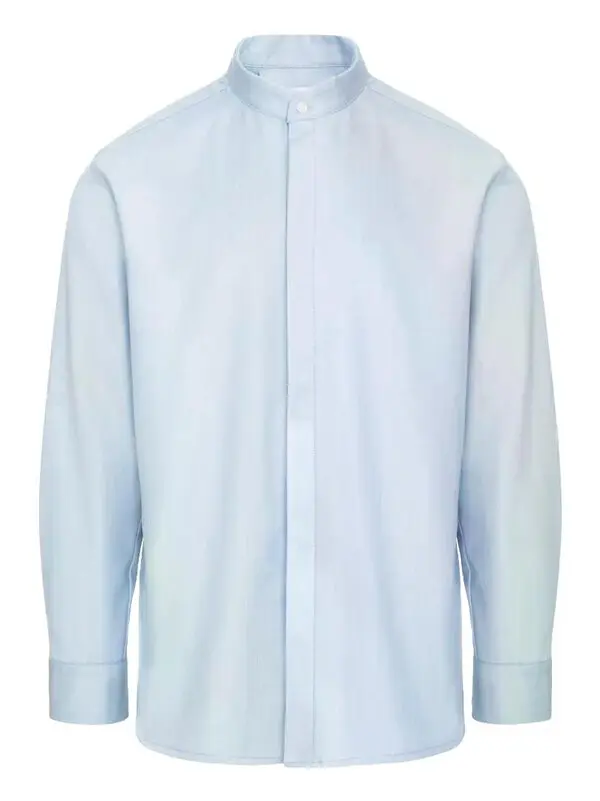 HAMZA Thom Striped Shirt - Blue