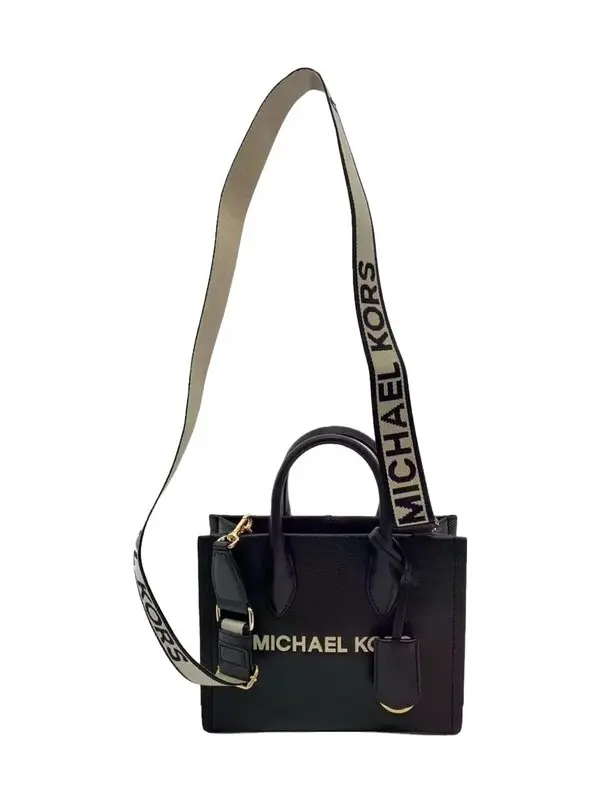 Michael Kors Tote Bag With Top Handle And Shoulder Strap - Black