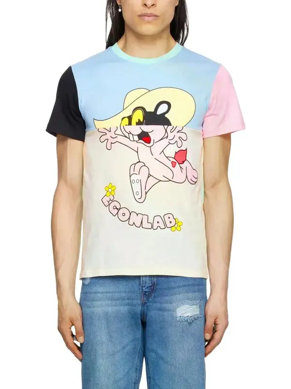 EGONLAB Hysteric Printed T-shirt - Blue