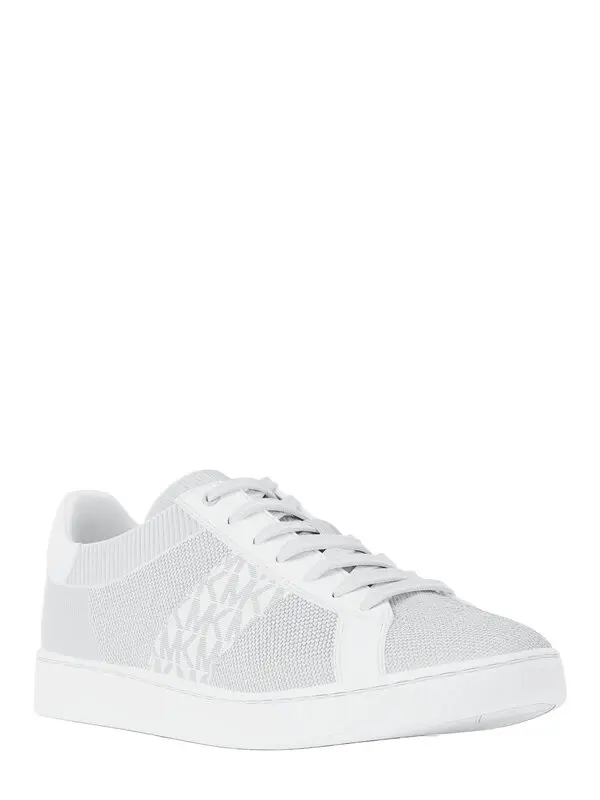 Michael Kors Jacob Mixed-media Sneakers - White