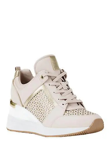 Michael Kors Georgie Perforated Trainer - Gold