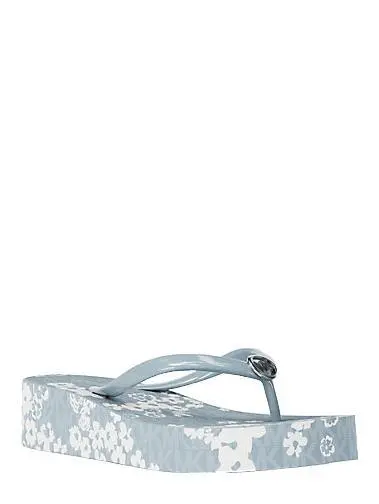Michael Kors Bedford Printed Flip Flop - Blue