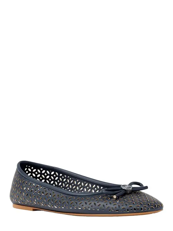 Michael Kors Savannah Perforated Ballet Flat - Blue