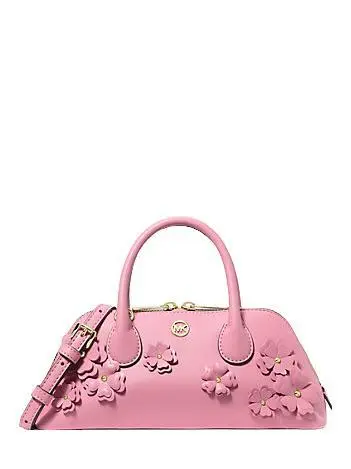 Michael Kors Petra Small Floral Embellished Crossbody Bag - Pink