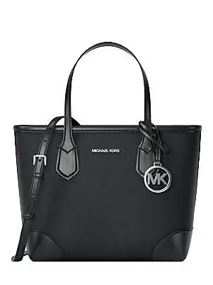 Michael Kors Eva Extra-small Saffiano Leather Convertible Tote Bag - Black