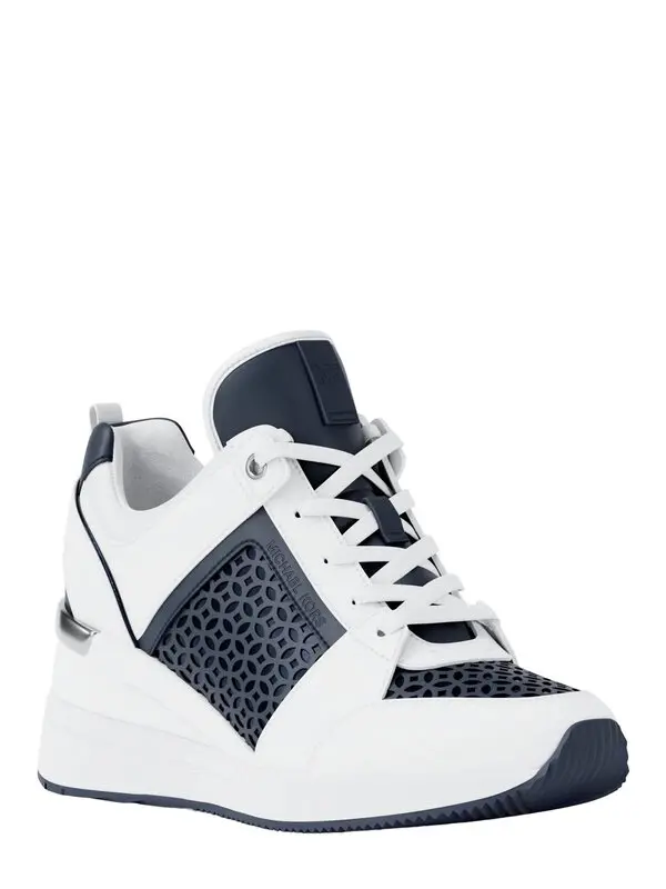 Michael Kors Georgie Perforated Trainer - Blue