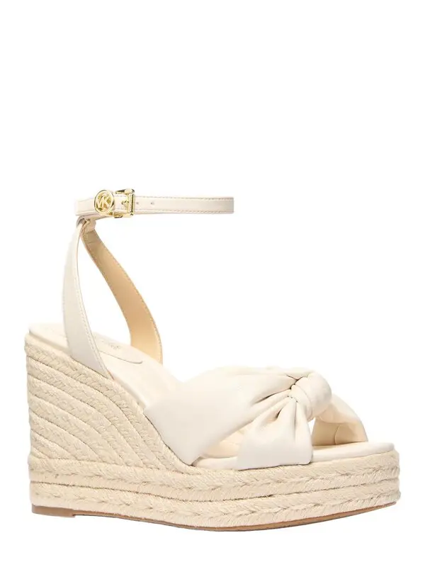 Michael Kors Elena Wedge Sandal - Natural
