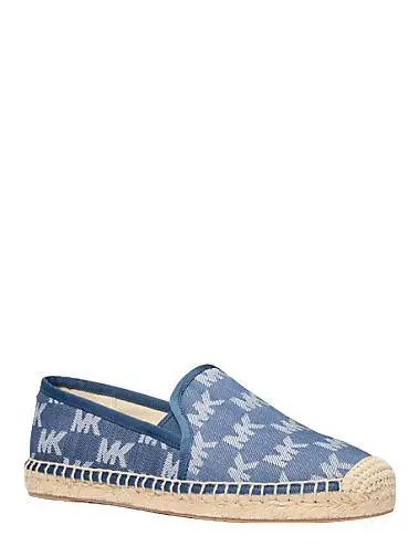 Michael Kors Logo Jacquard Espadrille - Blue