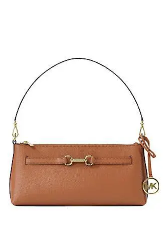 Michael Kors Leather Convertible Crossbody Bag - Brown