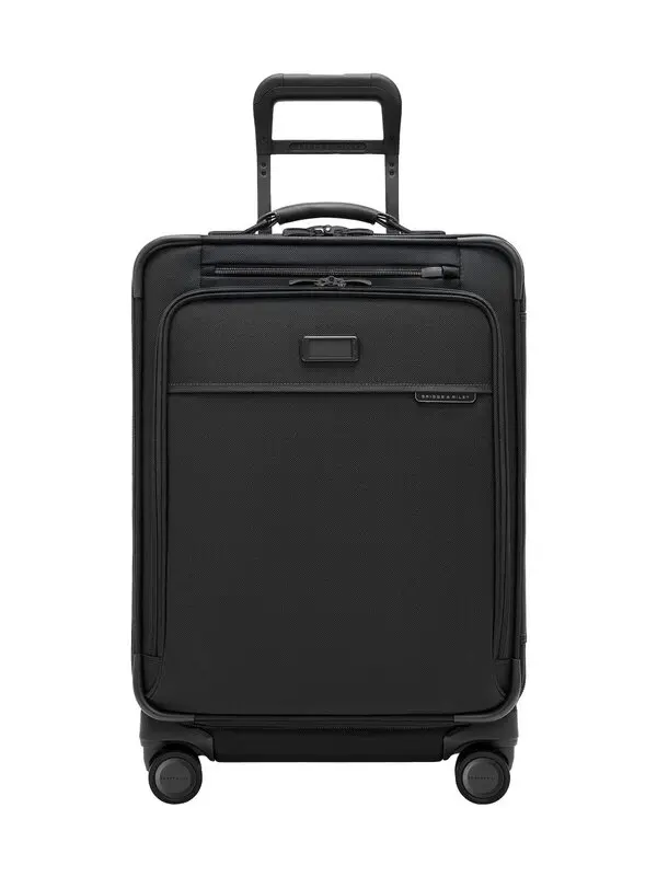 Briggs & Riley 24" Checked Expandable Spinner Suitcase - Black