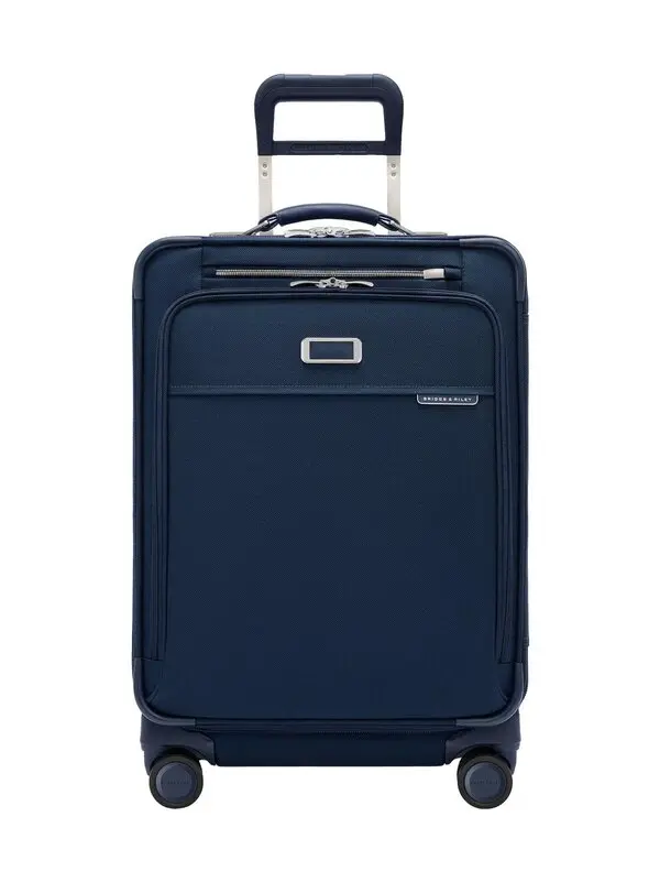 Briggs & Riley 24" Checked Expandable Spinner Suitcase - Navy