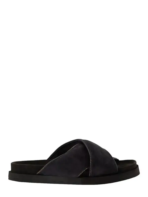 Fabiana Filippi Suede Sandals - Blue