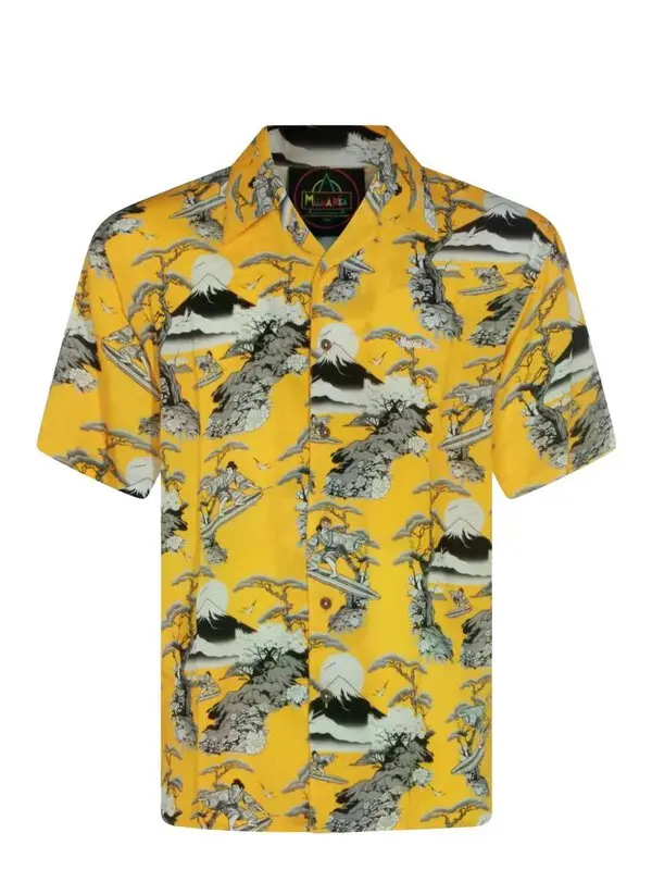 MAUNA KEA All-over Print Shirt - Yellow