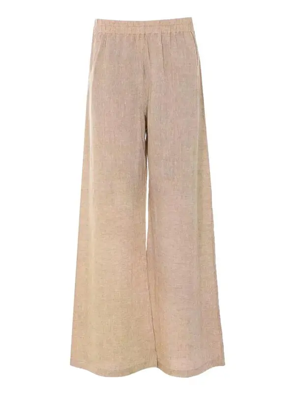 MAURIZIO PECORARO Elasticated-waistband Palazzo Pants - Neutrals