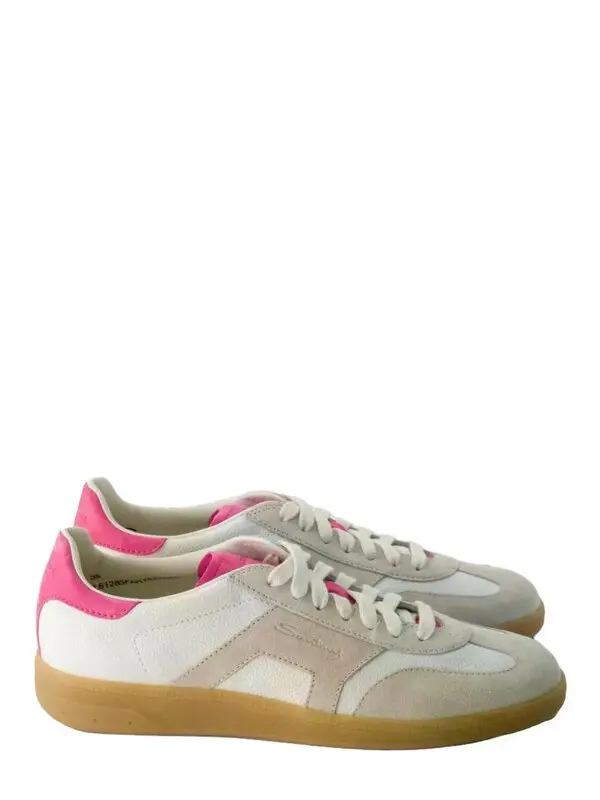Santoni Olympic Lace-up Sneakers - Neutrals