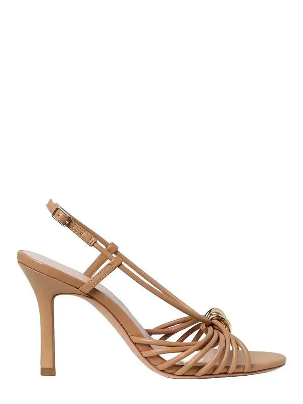 LOEFFLER RANDALL Mareka Knot-detail Strappy Sandals - Neutrals