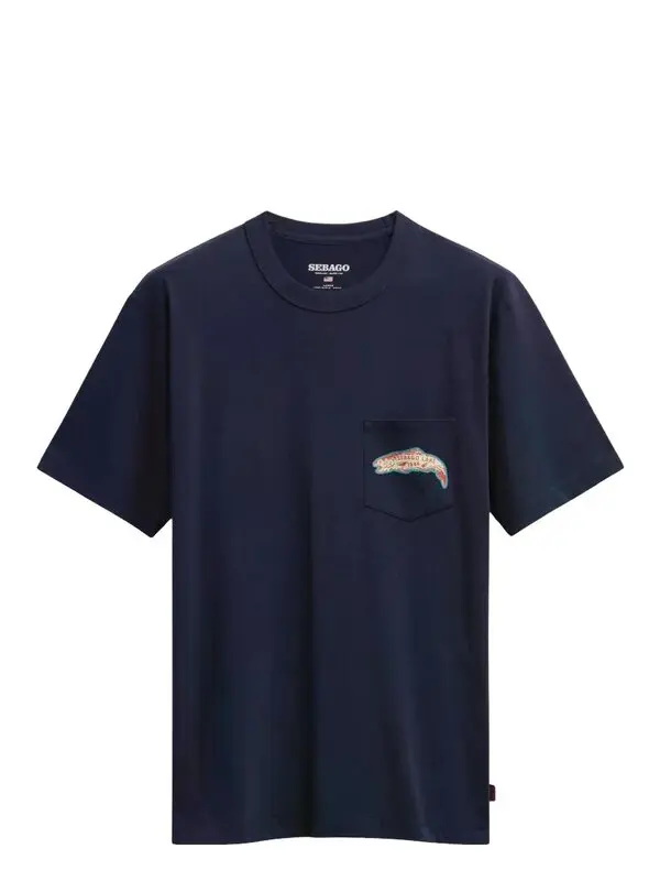 SEBAGO Patch-pocket T-shirt - Blue