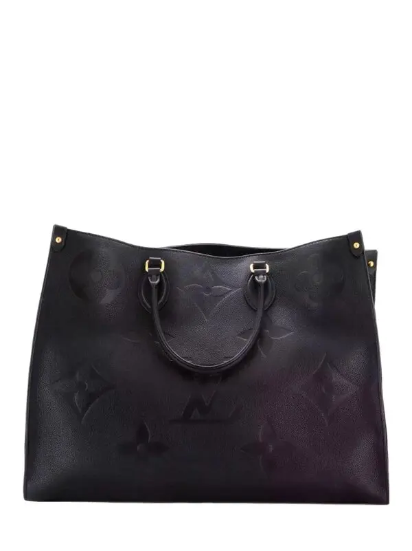 LOUIS VUITTON Onthego Monogram Empreinte Giant Gm Tote Bag - Black