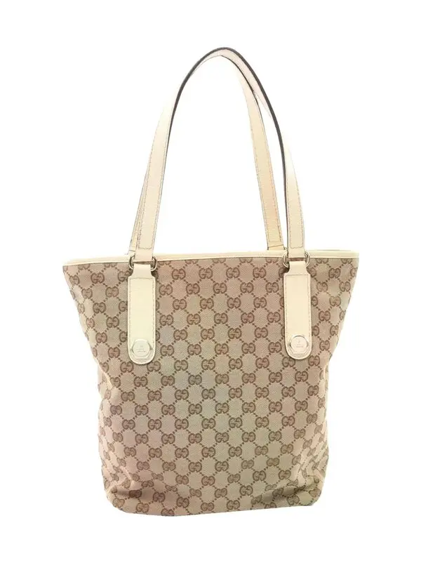 Gucci Gg Canvas Tote Bag - Neutrals