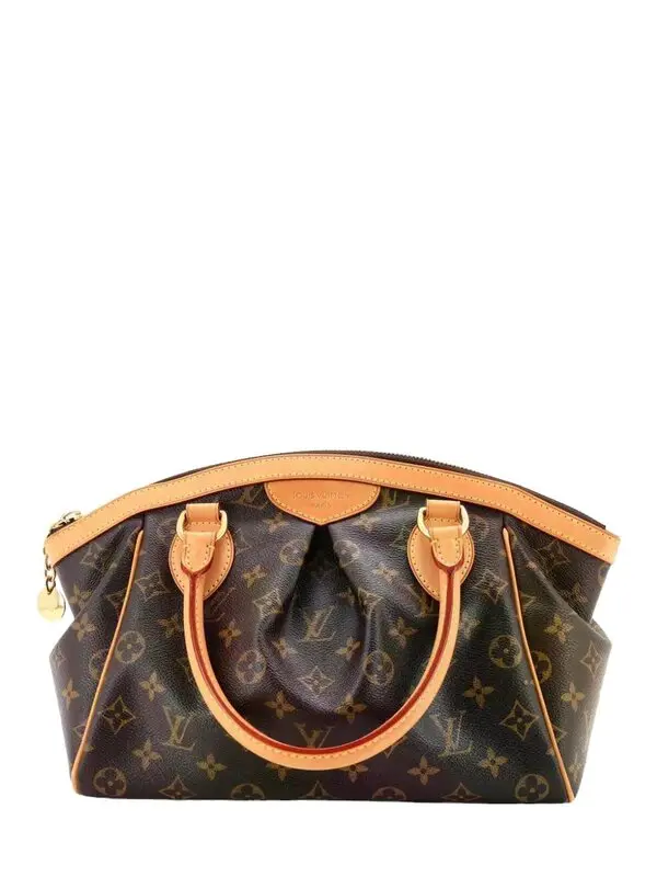 LOUIS VUITTON Tivoli Handbag Monogram Canvas Pm Satchel - Brown