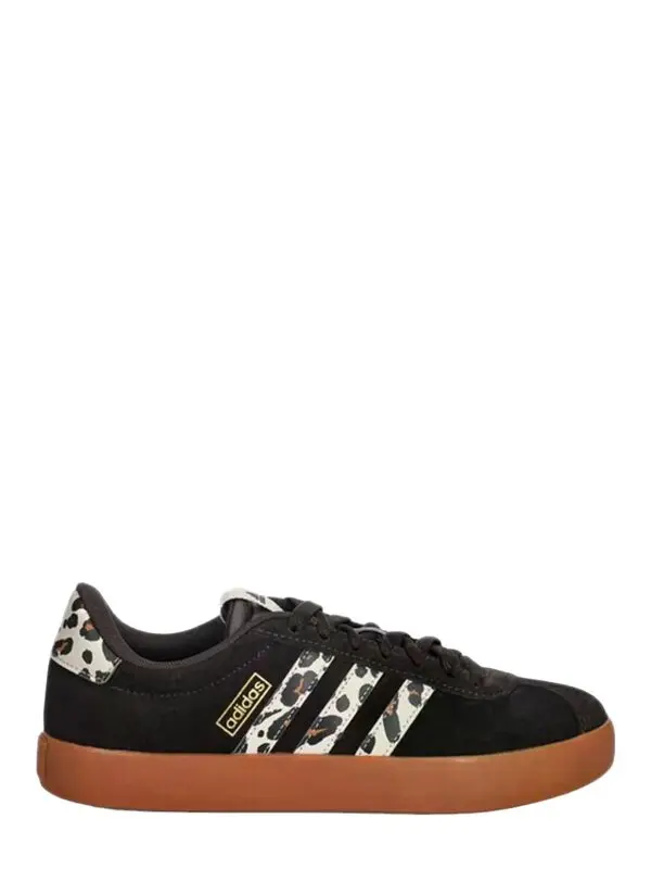 Adidas Vl Court 3.0 Animal-print Sneakers - Brown