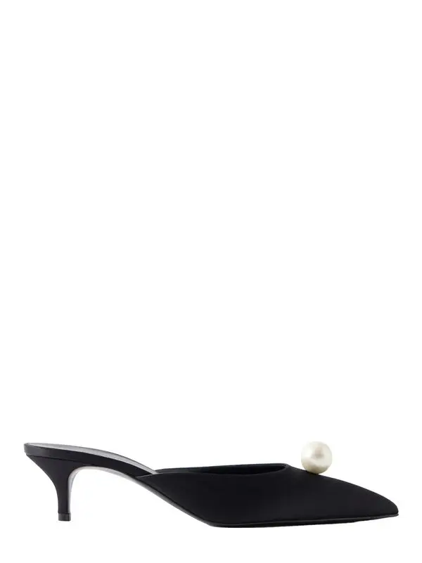 Magda Butrym Satin Pumps - Black