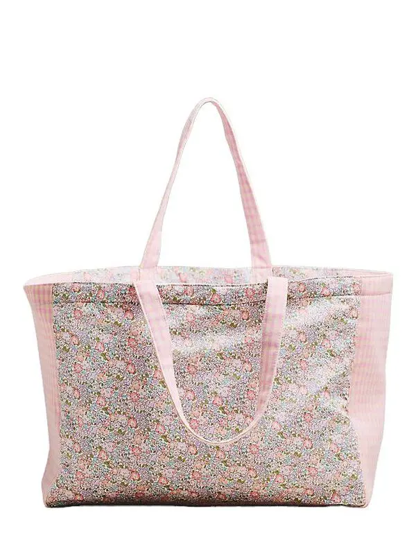 Stoney Clover Lane Liberty Fabric Everything Tote - Pink Floral