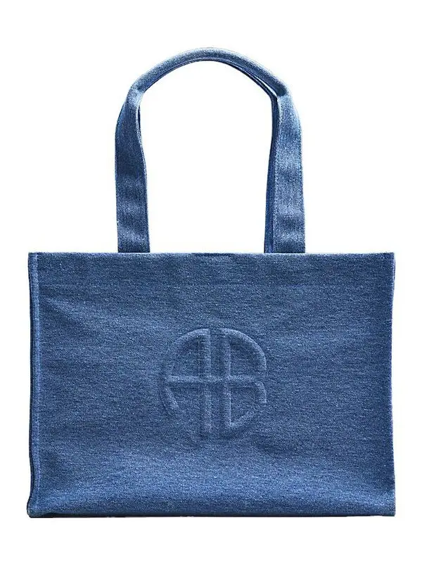ANINE BING Lara Tote Bag - Washed Blue