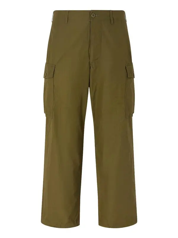 BEAMS Cotton-ripstop Cargo Trousers - Green