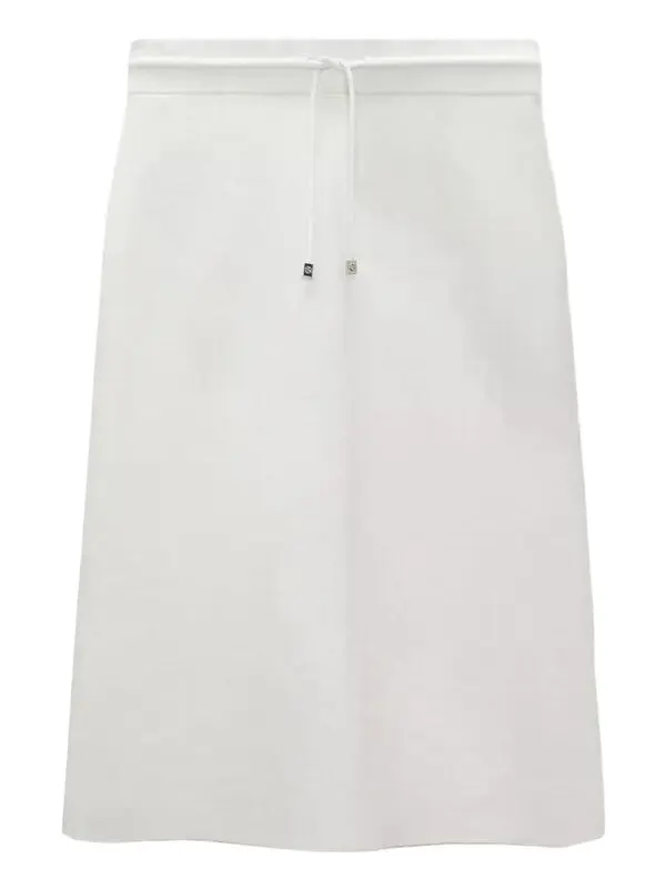 Dorothee Schumacher Drawstring Knitted Skirt - White