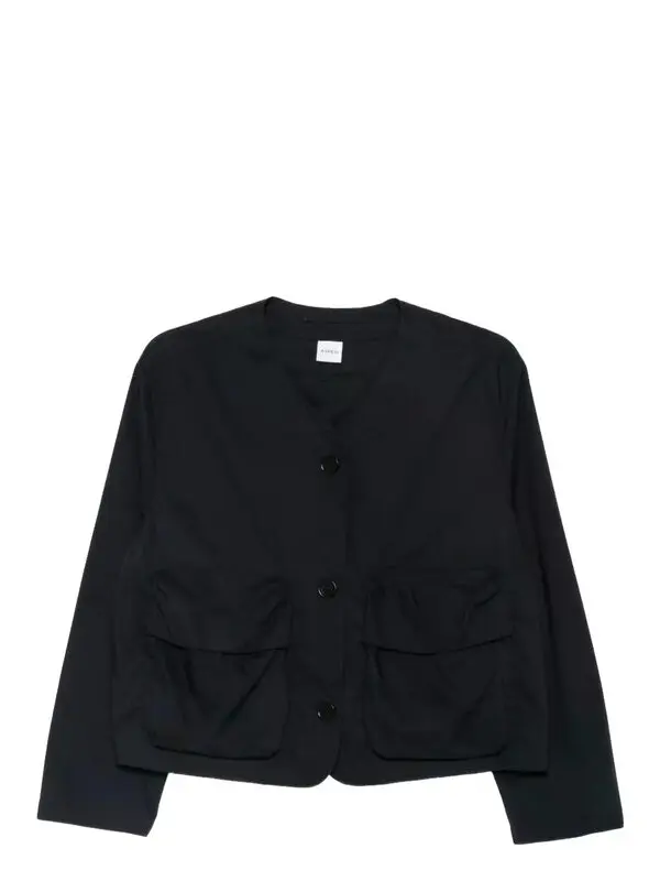 Aspesi Flap-pocket Button Jacket - Blue