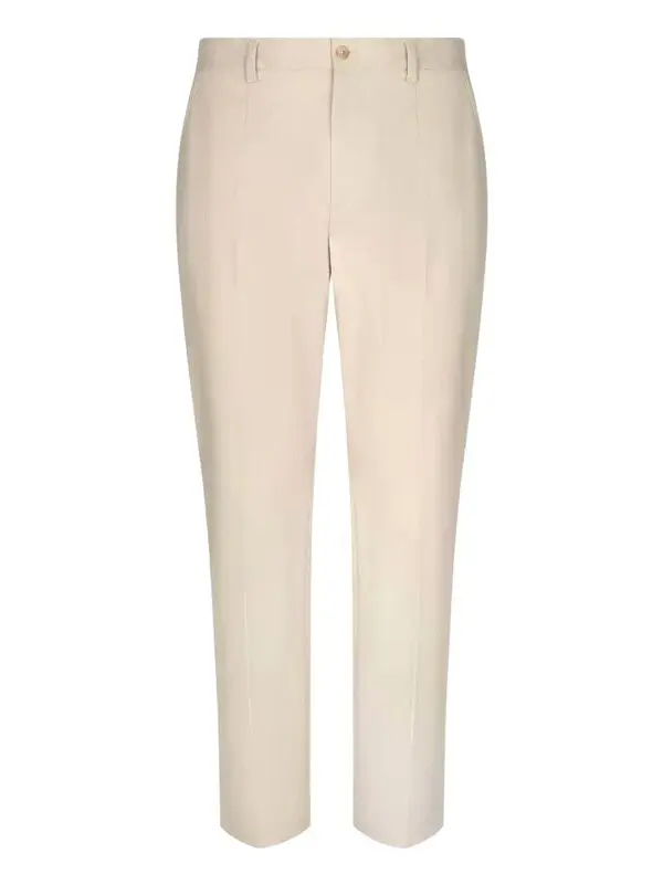 Dolce & Gabbana Stretch Cotton Twill Pants - Neutrals