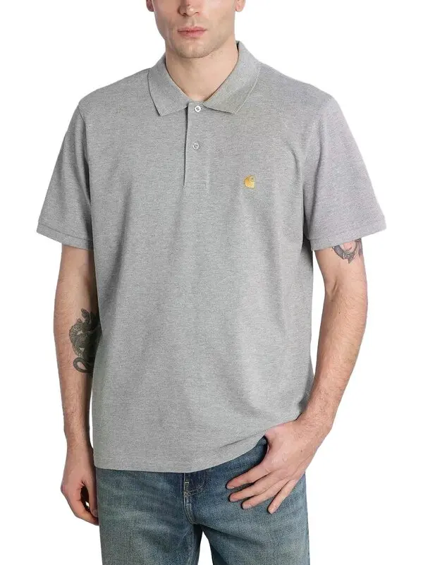 Carhartt Work In Progress S/s Chase Polo Shirt - Grey