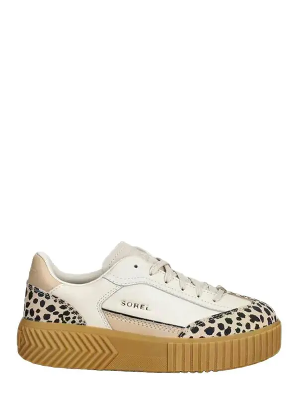 Sorel Animal Print Platform Sneakers - Neutrals