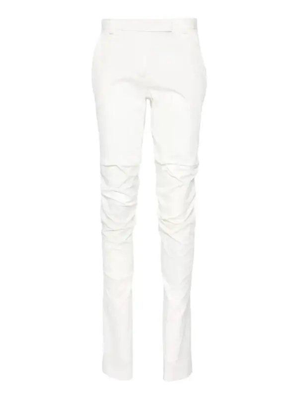 Patrizia Pepe Ruched Trousers - White