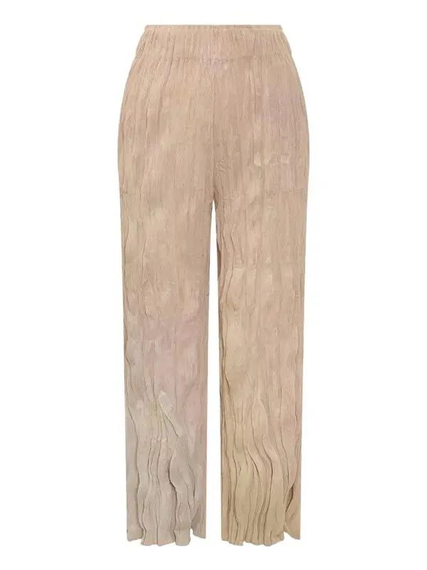 GONGDID DESIGN Wavy Trousers - Neutrals
