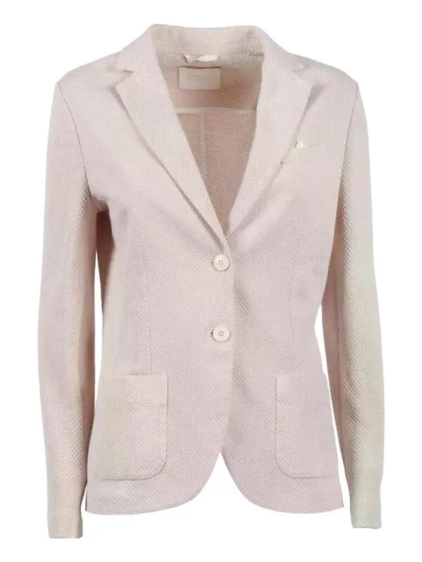 CIRCOLO 1901 Pattern Buttoned Blazer - Neutrals
