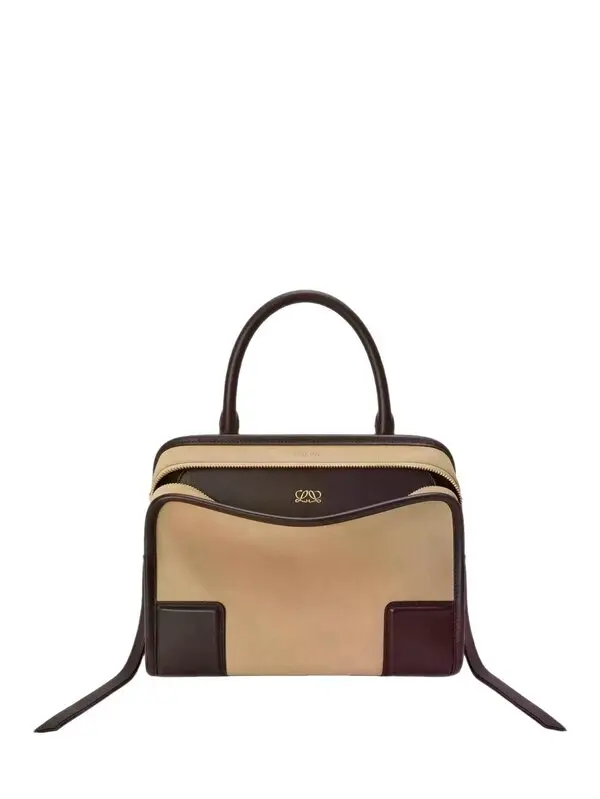 Loewe Colourblock Top Handle Tote - Neutrals