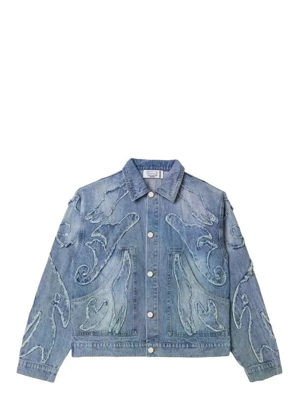 VALE FOREVER Showdown Denim Jacket - Blue