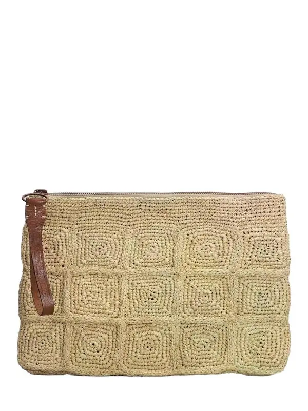 IBELIV Tanala Textured Clutch - Neutrals