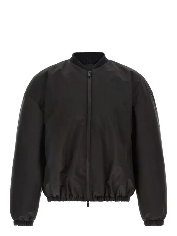 Fear Of God Satin-effect Bomber Jacket - Black