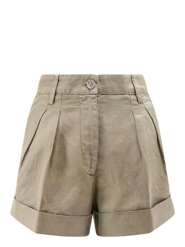 Aspesi Pleated Shorts - Neutrals