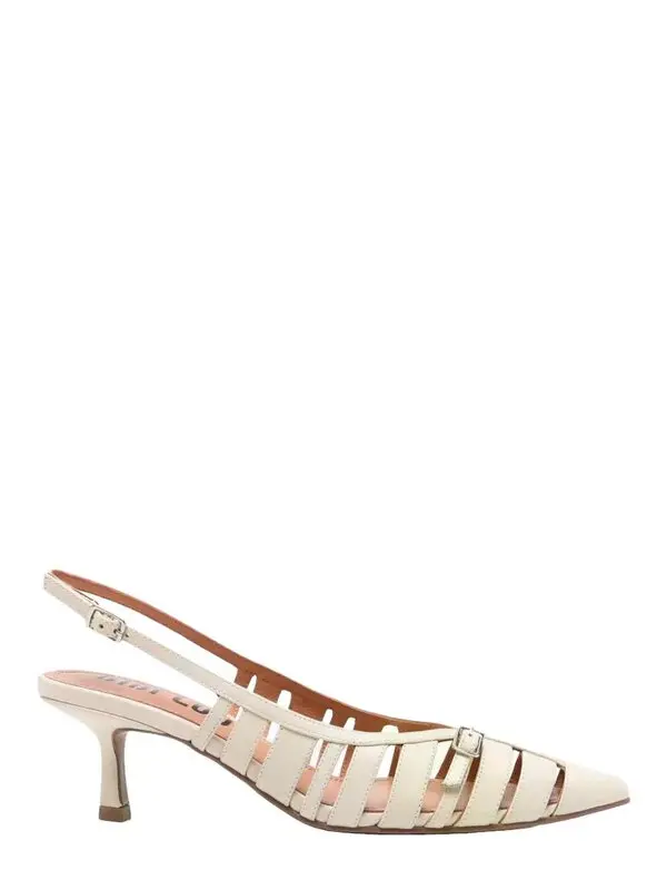 BIBI LOU Pointed-toe Slingback Pumps - Neutrals