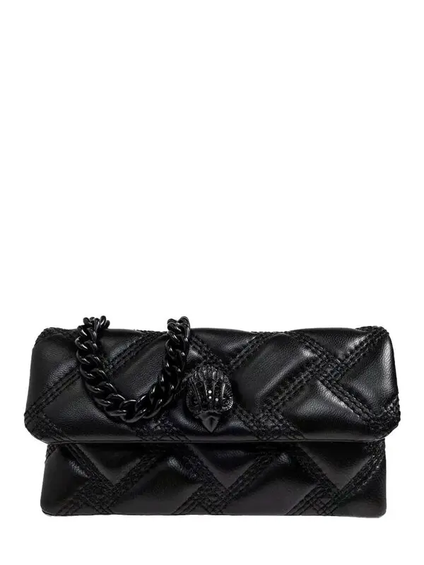 Kurt Geiger Nano Kensington Quilted Shoulder Bag - Black