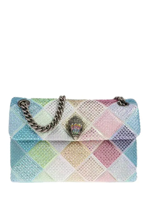 Kurt Geiger Kensington Embellished Shoulder Bag - Blue