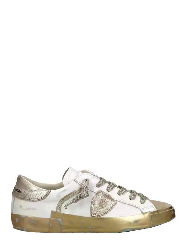 Philippe Model Prsx Panelled Sneakers - White